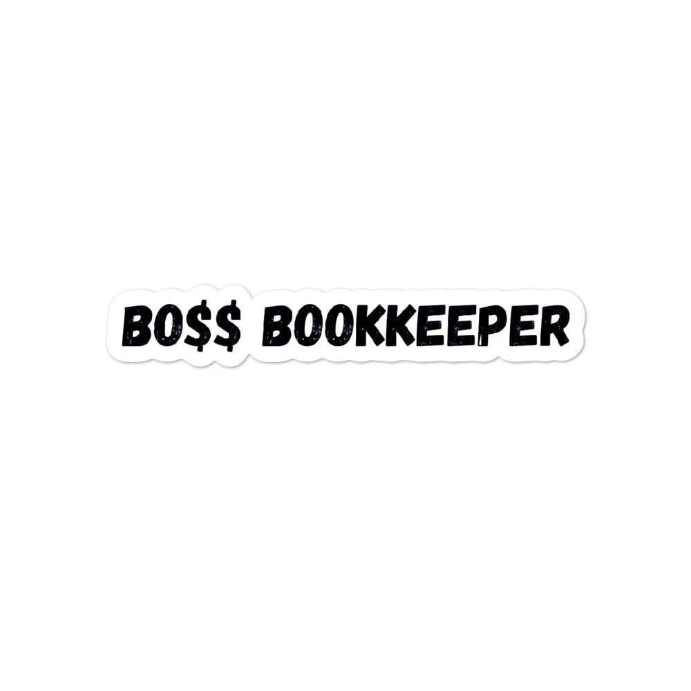 Bo$$ Bookkeeper Sticker – Bookkeepers.com Merch Store